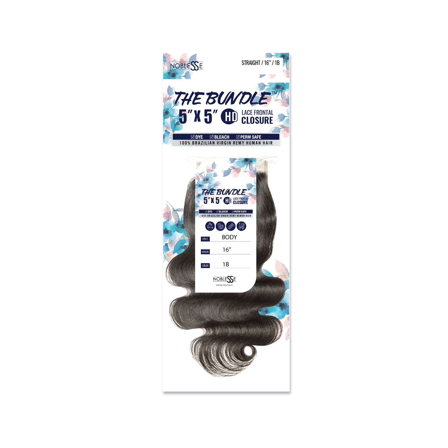 The Bundle 5x5 HD Lace Frontal Closure Body Wave – Noblesse Hair