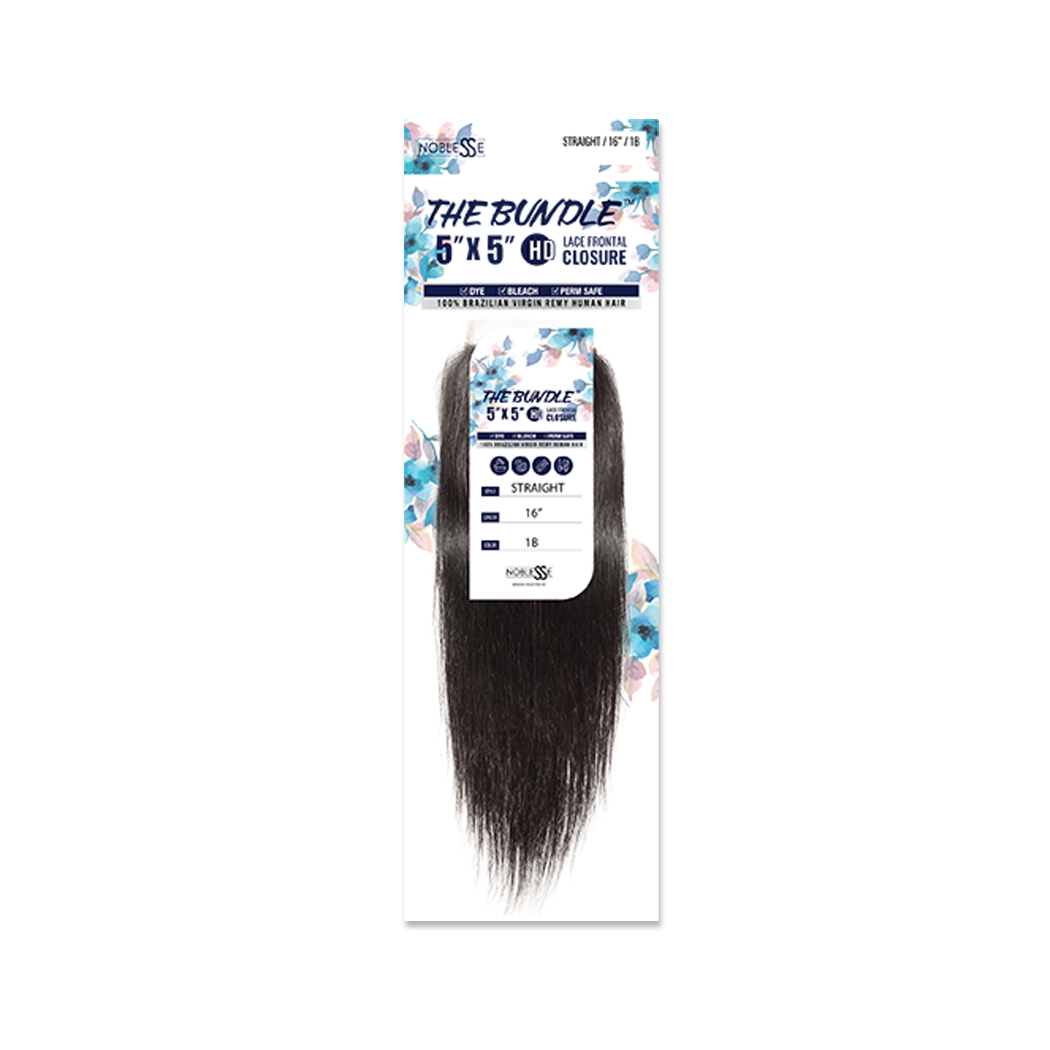 The Bundle 5x5 HD Lace Frontal Closure Straight – Noblesse Hair