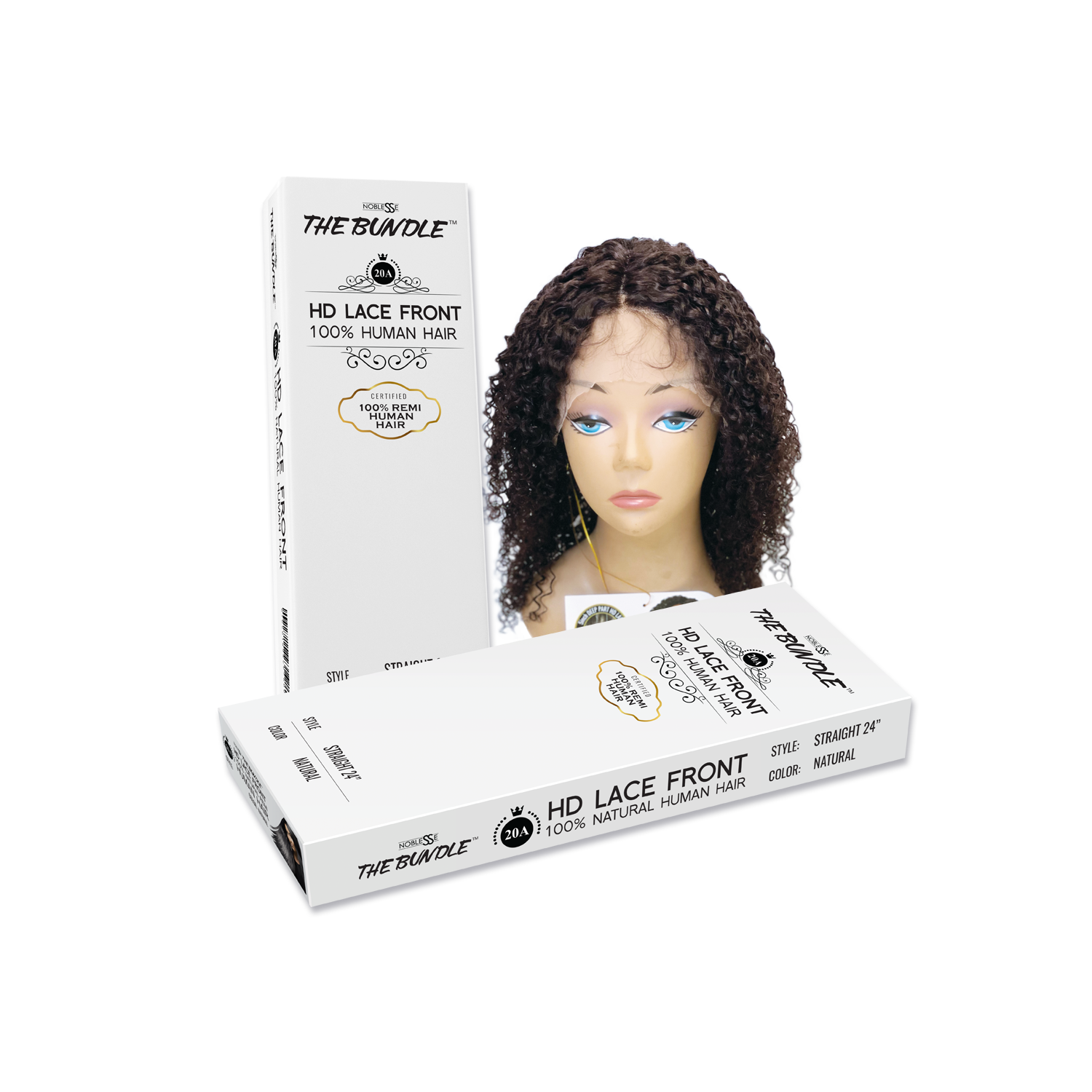 The Bundle 20A HD Deep Part Wig Bohelmian Curl – Noblesse Hair