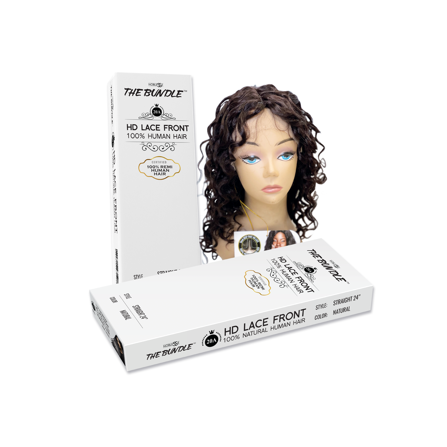 The Bundle 20A HD Deep Part Wig Ocean Curl – Noblesse Hair